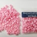 Baby Pink Pony Beads, Plastic Beads, Hair Beads, Loom Beads, DIY, Kid ...
