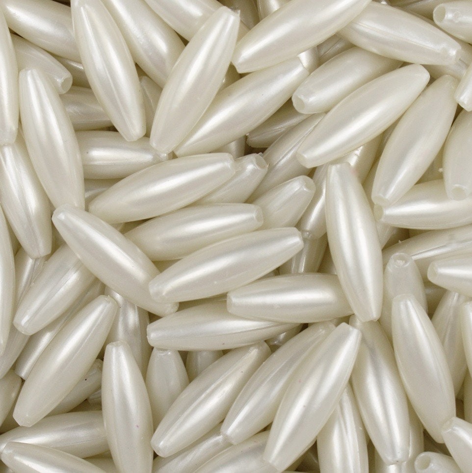 Bridal Pearl Spaghetti Beads, Kid Crafts, DIY, Beads, Pearl - Etsy