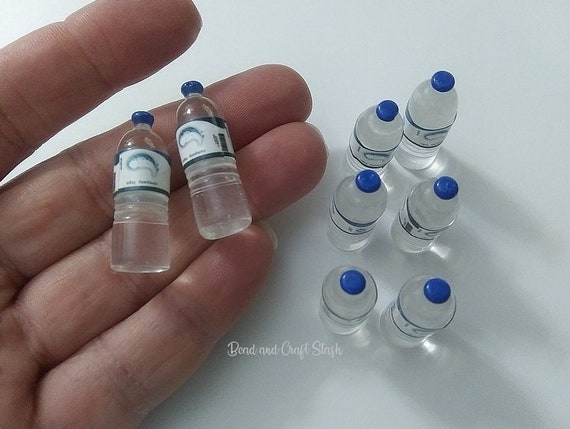 Miniature Water Bottles Mini Water Bottles Dollhouse | Etsy