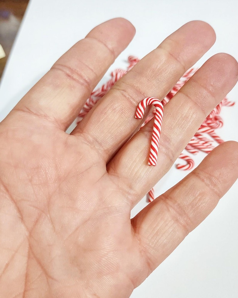 Mini Candy Canes, Christmas Decorations, Happy Holidays, Plastic Candy ...