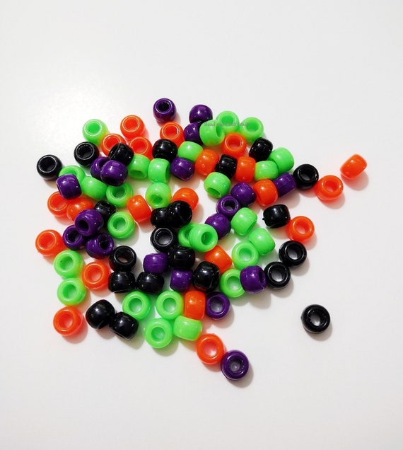 Halloween Pony Beads DIY Kid Crafts Beads Halloween - Etsy
