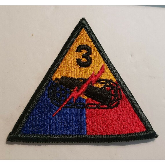Vintage WW2 US Army 3rd Armored Patch Jacket Hat Unif… - Gem