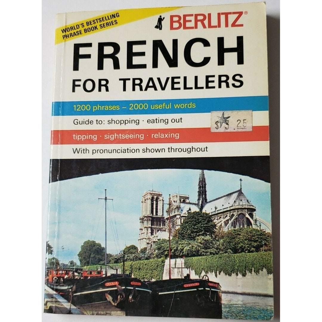 Vintage Book French for Travellers Charles Berlitz 1984 - Etsy