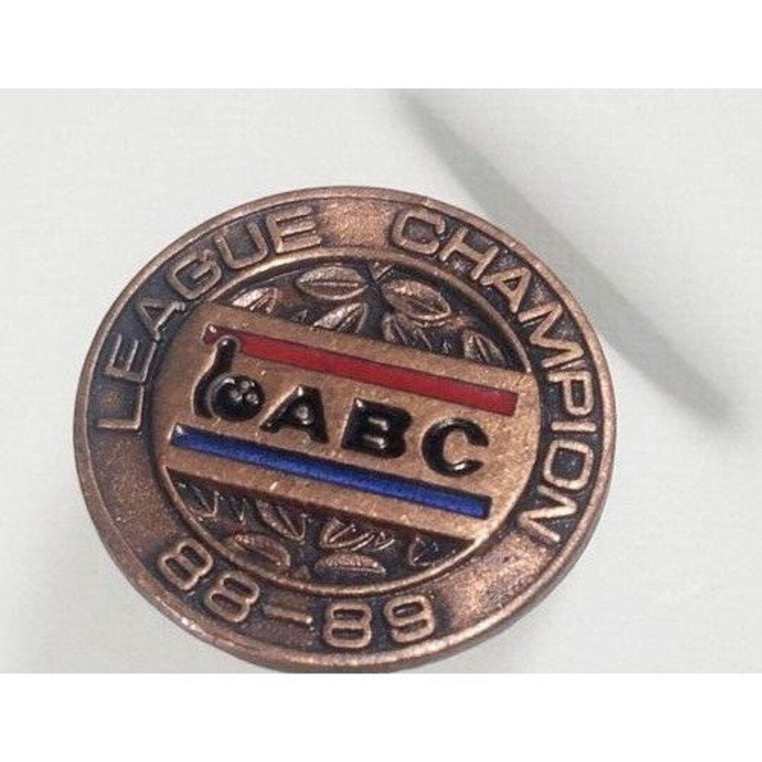ABC League Champion Bowling Pin Back American Bowling Congress - Etsy