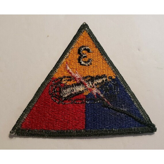 Vintage WW2 US Army 3rd Armored Patch Jacket Hat Unif… - Gem