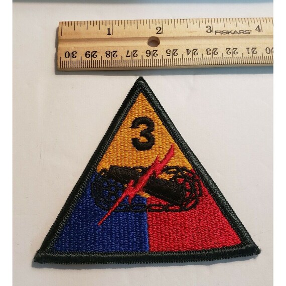 Vintage WW2 US Army 3rd Armored Patch Jacket Hat Unif… - Gem