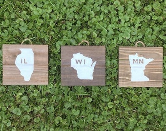 Minnesota wood sign | Etsy