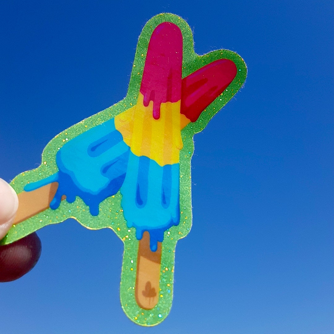 Pan Pop sparkle 3 Sticker - Etsy