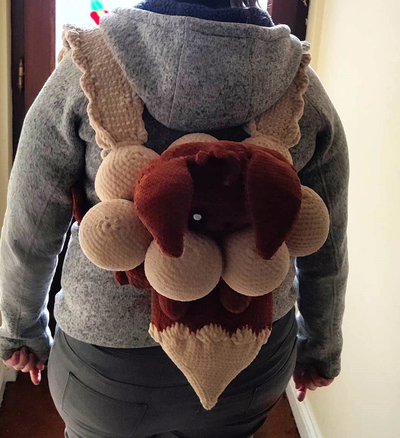 Evolution (eevee Like) Backpack Crochet Pattern (DIGITAL PATTERN ONLY ...