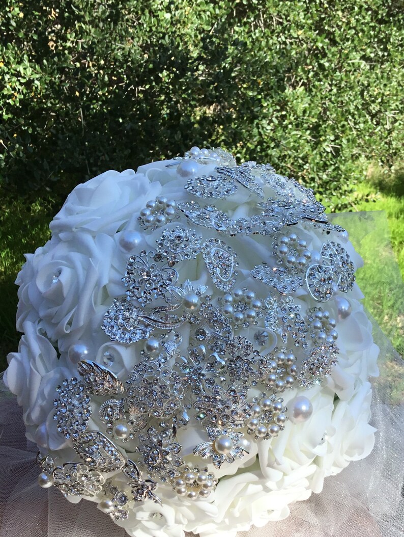 Bouquet Wedding Brooch - Etsy