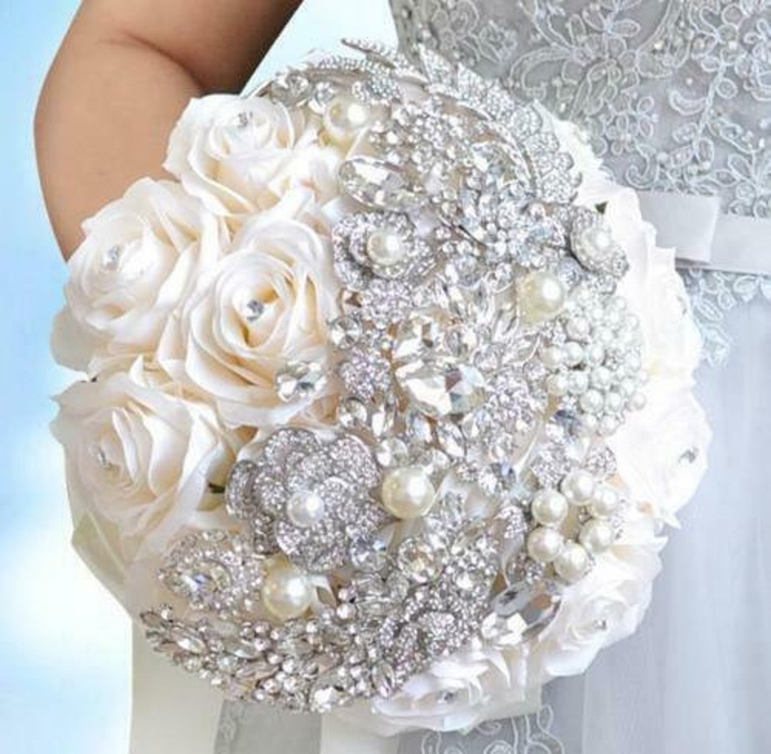 Bouquet Wedding Brooch - Etsy