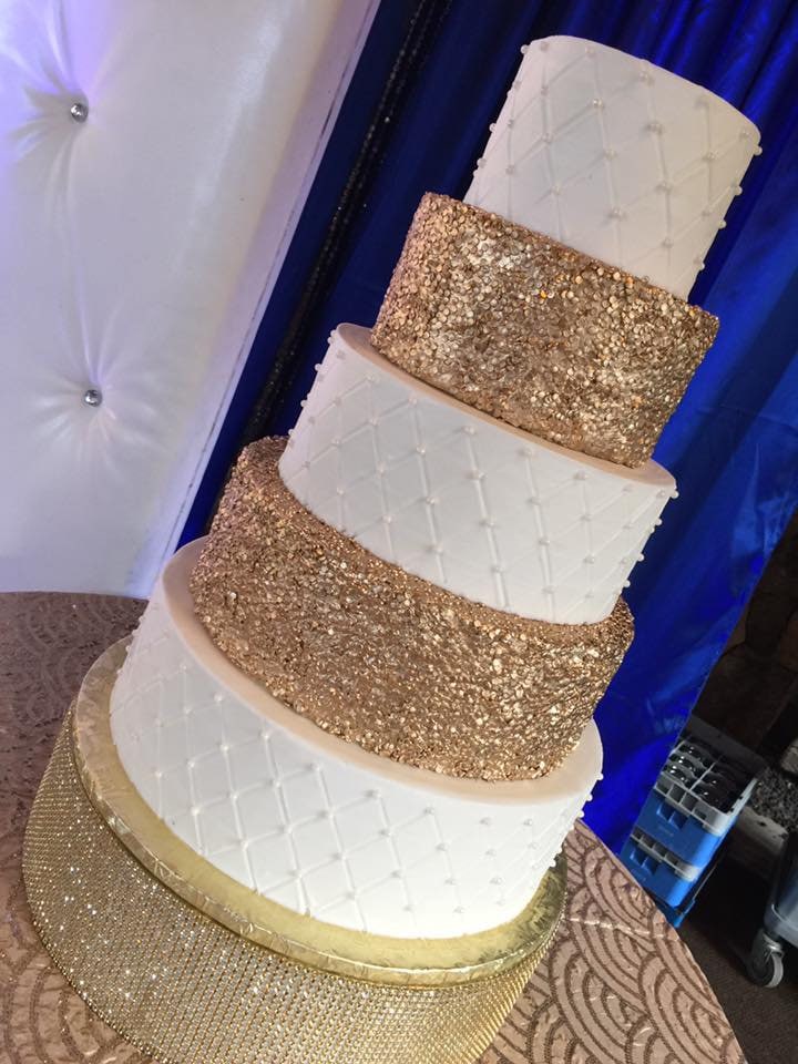 Wedding Cake Gold Fake Cake - Etsy
