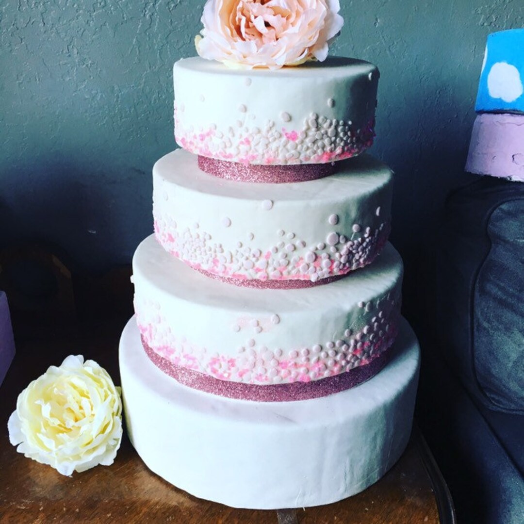 Pink Cake Fake Cake Faux - Etsy