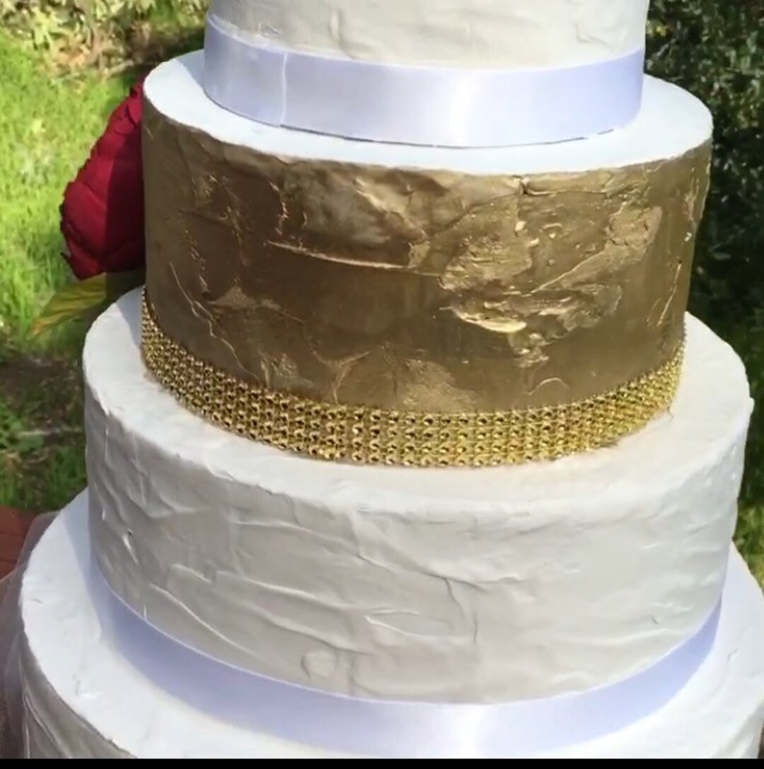 Fake Cake Wedding Gold - Etsy