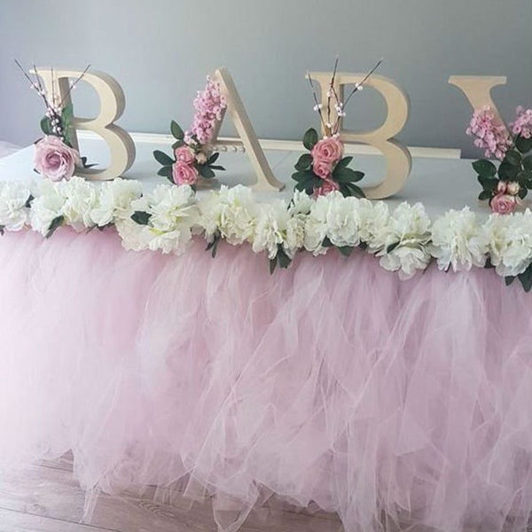 Tulle Table Skirt - Etsy