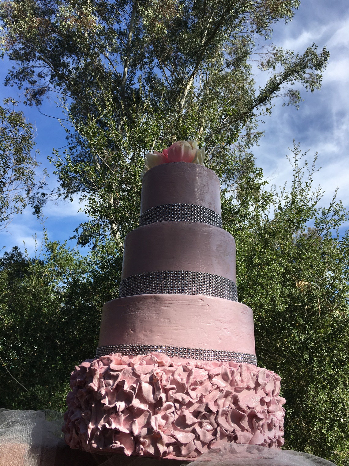 Fake Cake Pink Girl Wedding - Etsy