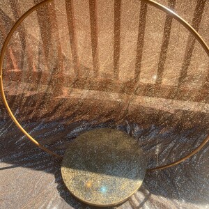 Gold Metal Wedding Arch Cake Stand: Floral Hoop Centerpiece - Etsy