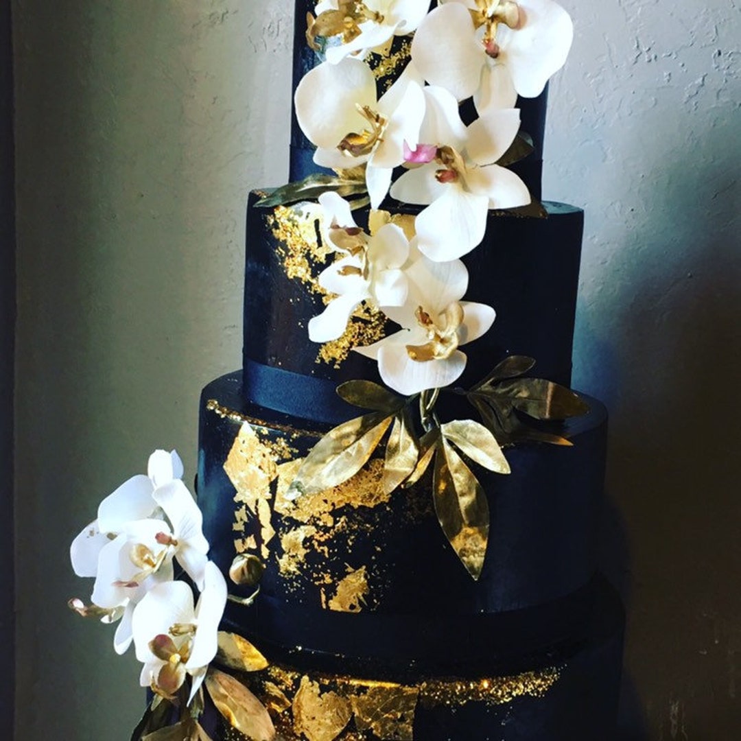Fake Cake Black Gold - Etsy