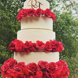 Fake Cake Red Luxury Giant Faux Cake Wedding - Etsy