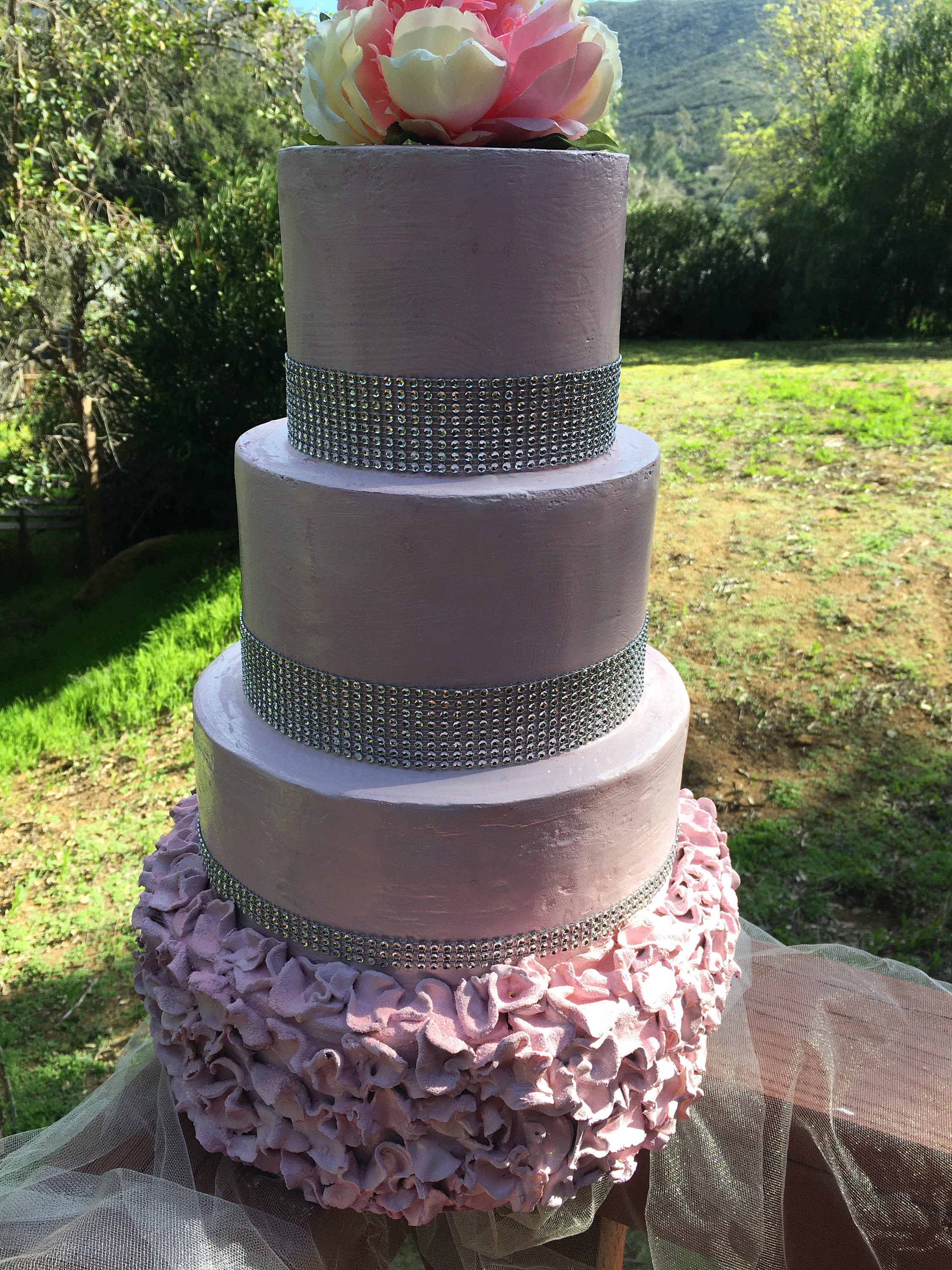 Fake Cake Pink Girl Wedding - Etsy