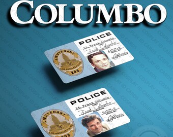Columbo Prop Badge - Etsy