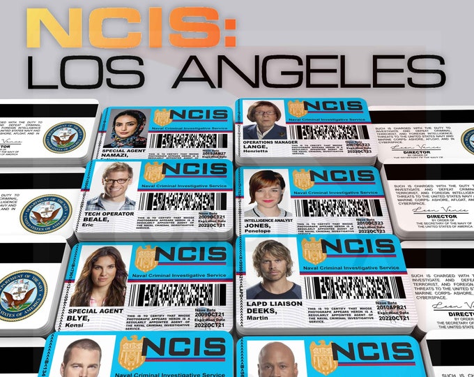 NCIS Los Angeles Novelty TV Show ID Card Naval Criminal - Etsy