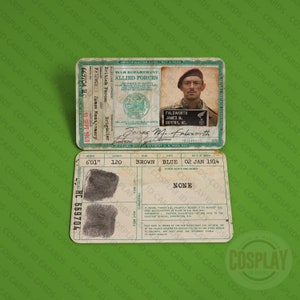 Marvel's Captain America: the First Avenger Howling Commandos Army ID ...