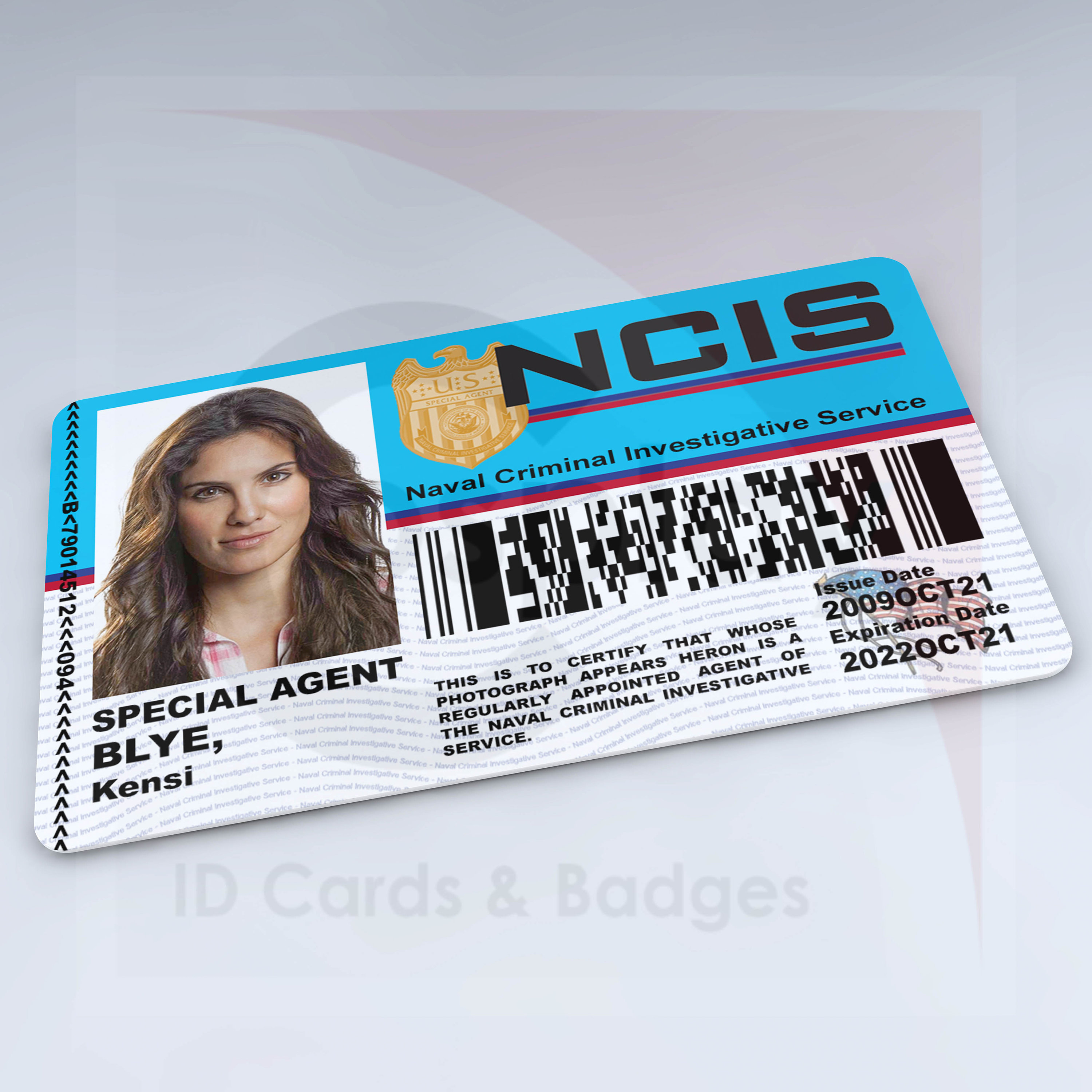 NCIS Los Angeles Novelty TV Show ID Card Naval Criminal - Etsy