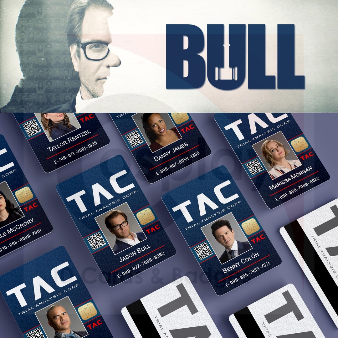 Bull TV Show TAC ID Badge Trial Analysis Corporation Dr. Jason Bull ...