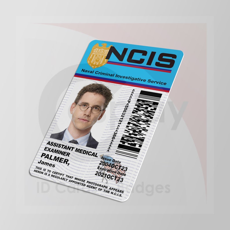 NCIS TV Show ID Badge Special Agent Gibbs DiNozzo Ziva - Etsy France