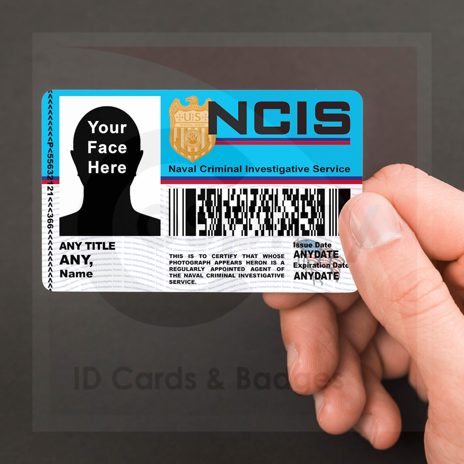 NCIS Los Angeles Novelty TV Show ID Card Naval Criminal | Etsy