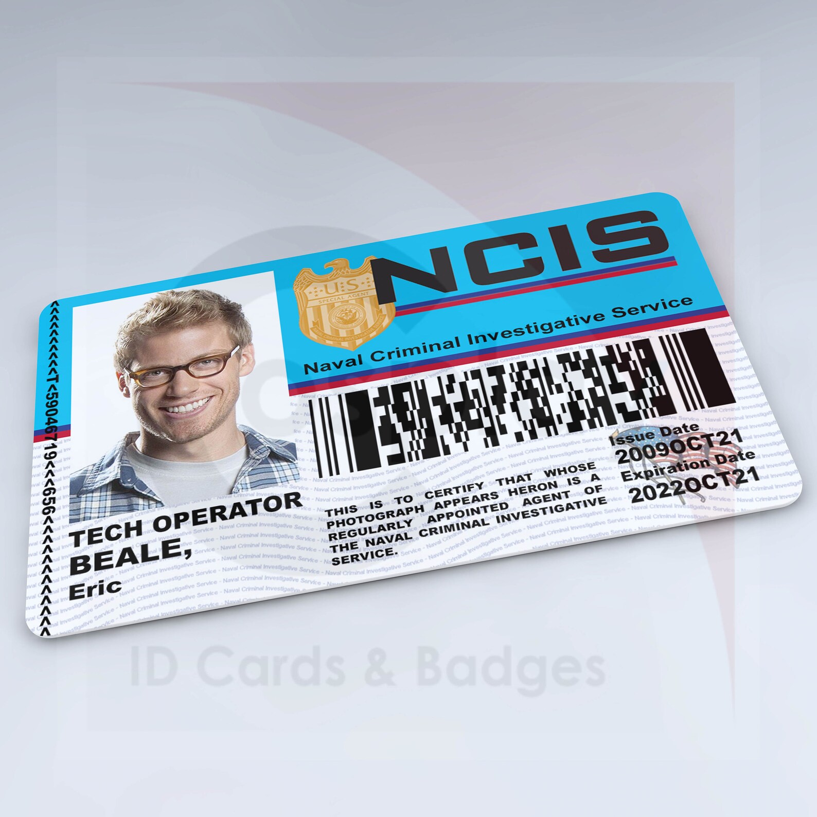 NCIS Los Angeles Novelty TV Show ID Card Naval Criminal | Etsy