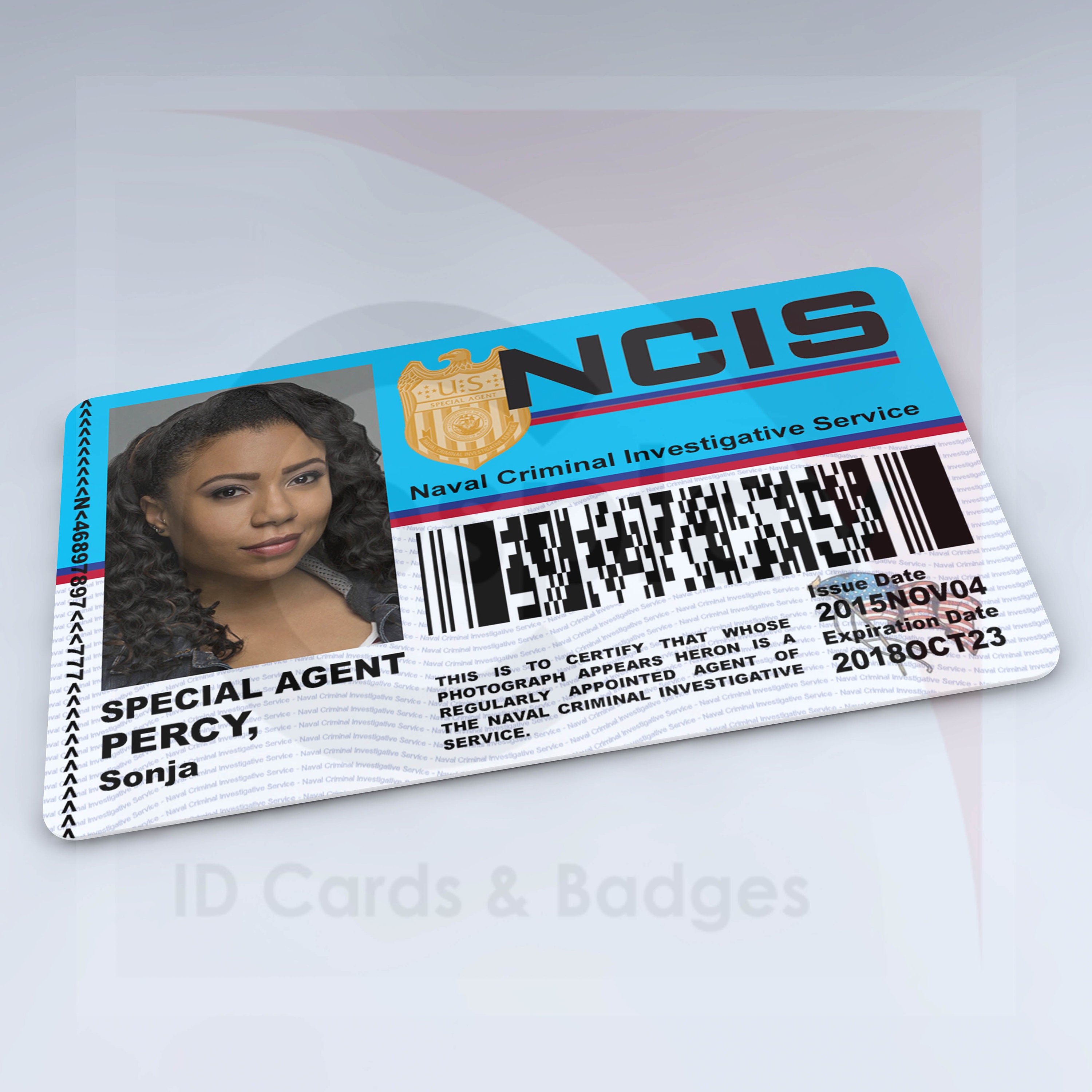 NCIS New Orleans Novelty TV Show ID Card Naval Criminal - Etsy Australia