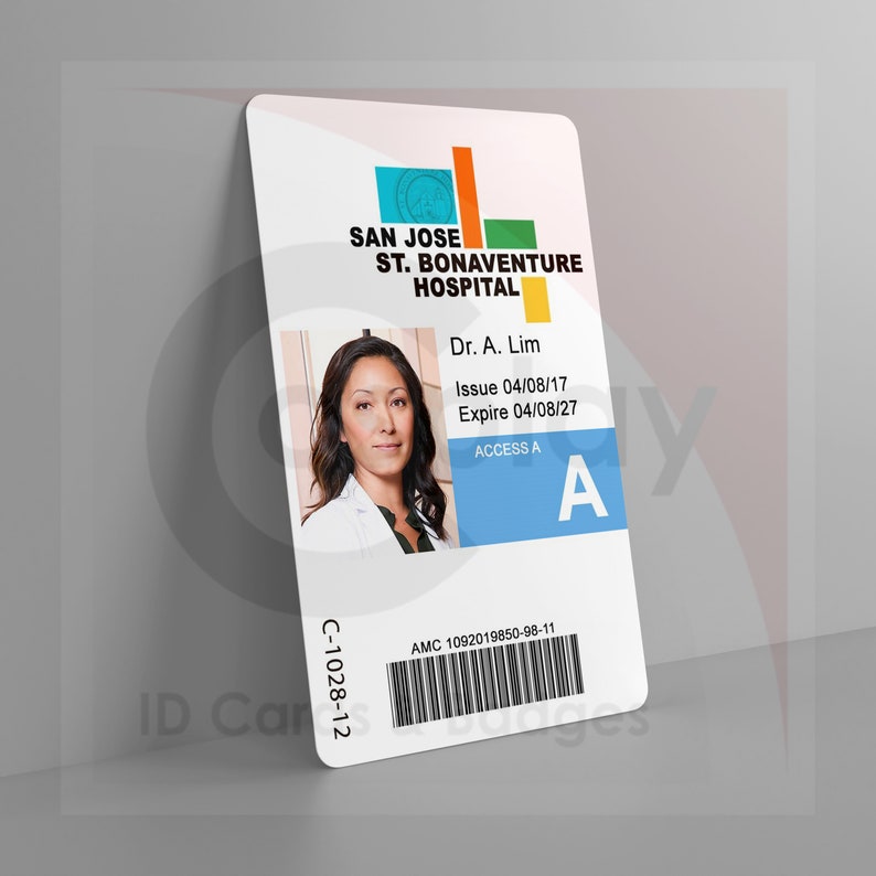 The Good Doctor St Bonaventure Hospital ID Badge Season 2 & 3 - Etsy