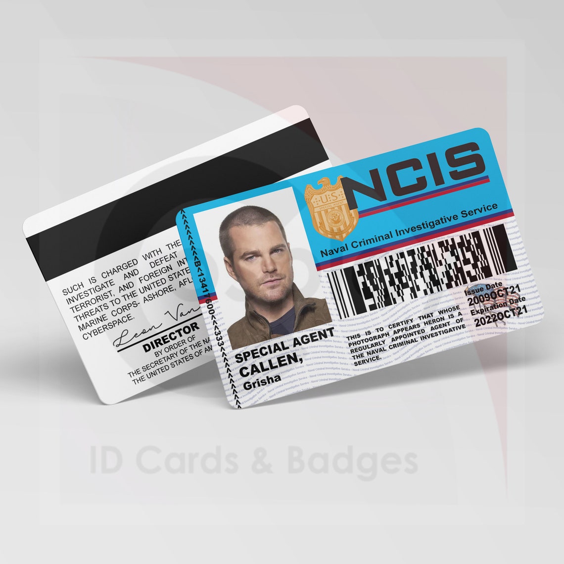 NCIS Los Angeles Novelty TV Show ID Card Naval Criminal - Etsy