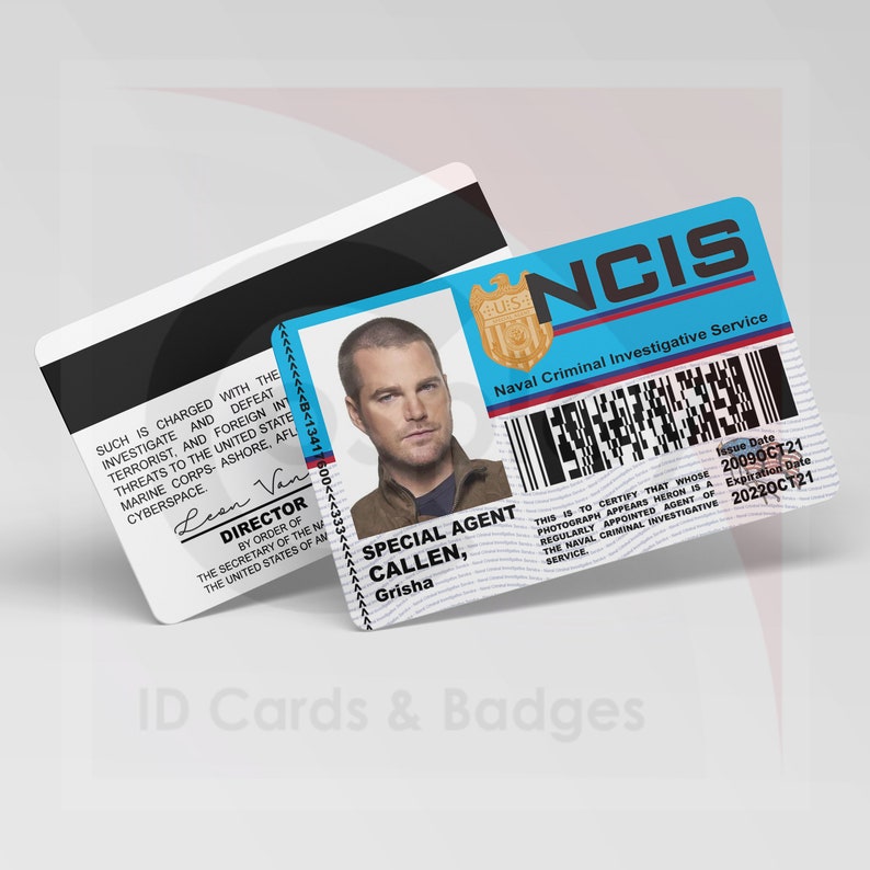 NCIS Los Angeles Novelty TV Show ID Card Naval Criminal | Etsy