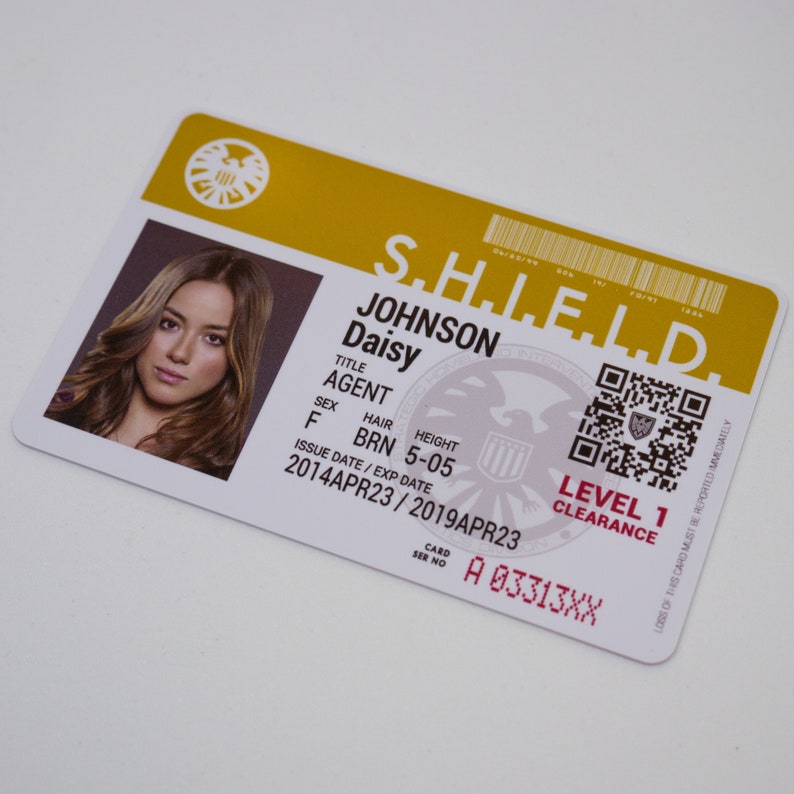 Marvel Agents of SHIELD TV Show Novelty ID Badge Phil | Etsy