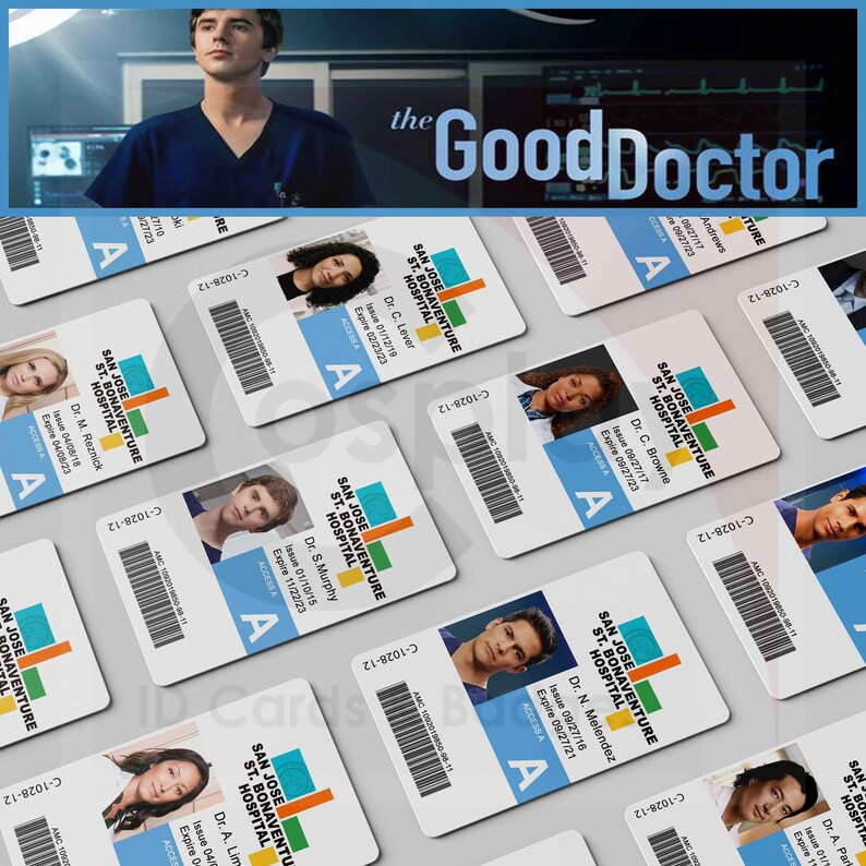 The Good Doctor St Bonaventure Hospital ID Badge Season 2 & 3 - Etsy