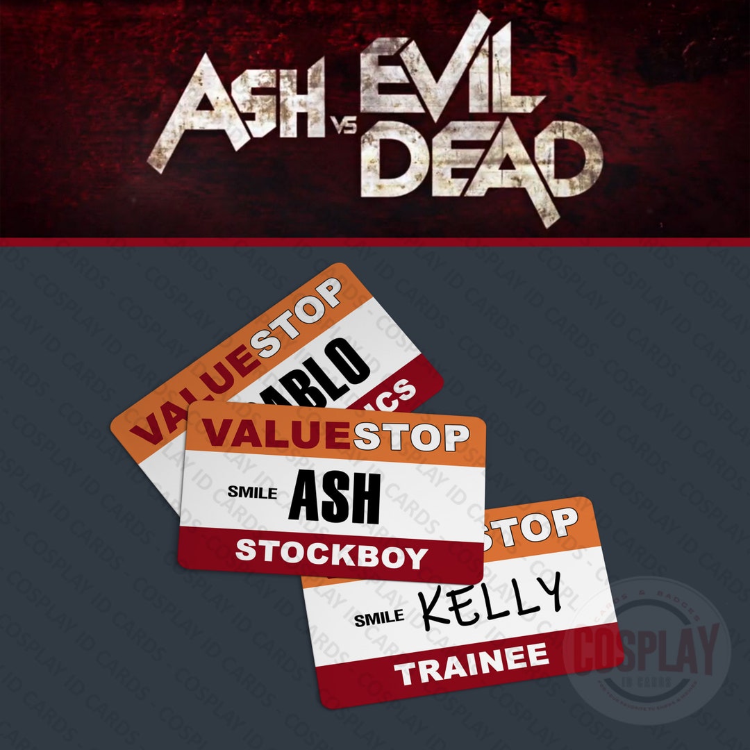 Ash Vs Evil Dead, Valuestop Name Tag, Bruce Campbell, Ashley J ...