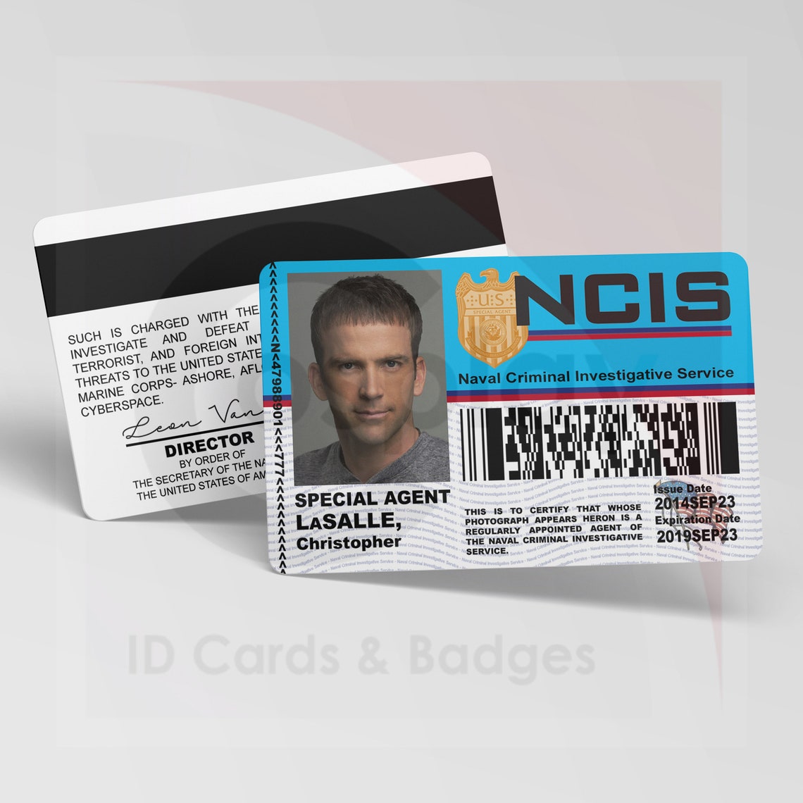 NCIS New Orleans Novelty TV Show ID Card Naval Criminal | Etsy