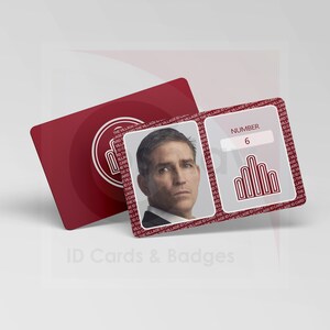 The Prisoner TV Show, the Village ID Card, Number 6, No. 6, Jim ...