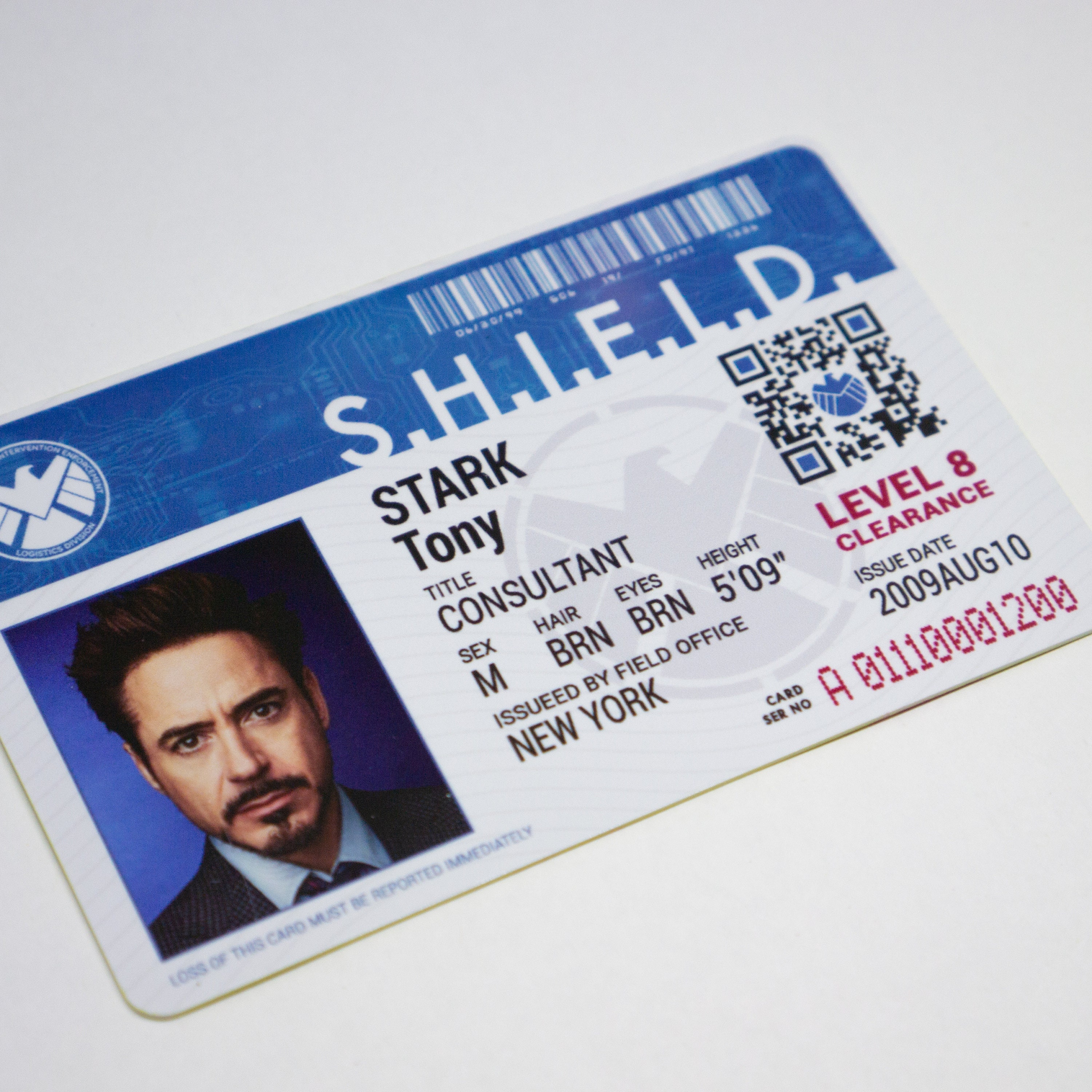 Marvel SHIELD ID Card Avengers ID Badge Steve Rogers - Etsy Canada