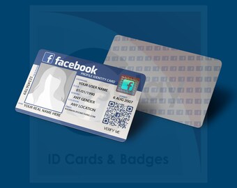 Novelty Id Card - Etsy