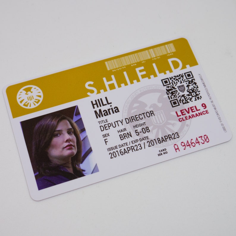 Marvel Agents of SHIELD TV Show Novelty ID Badge Phil | Etsy
