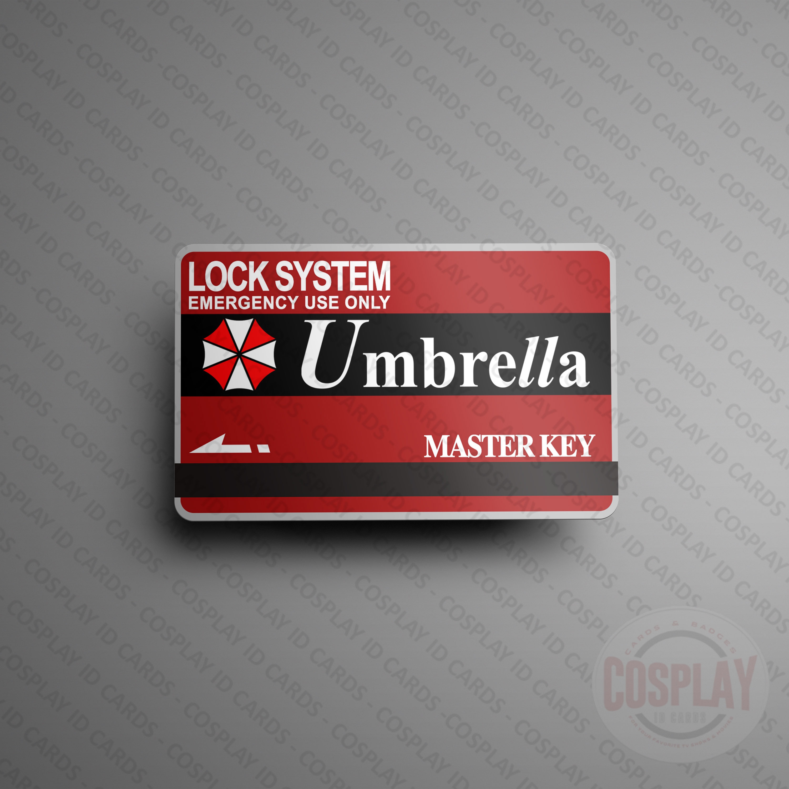 RESIDENT EVIL Outbreak Keycard Set Raccoon City Hospital - Etsy