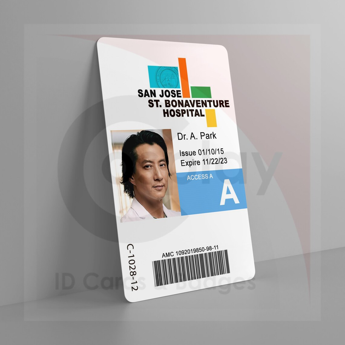 The Good Doctor St Bonaventure Hospital ID Badge Season 2 & 3 - Etsy
