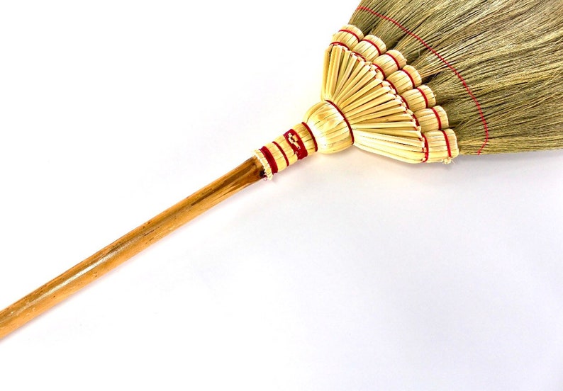 Natural Grass Broom Asian Broom Thai Vintage Bamboo Broom | Etsy
