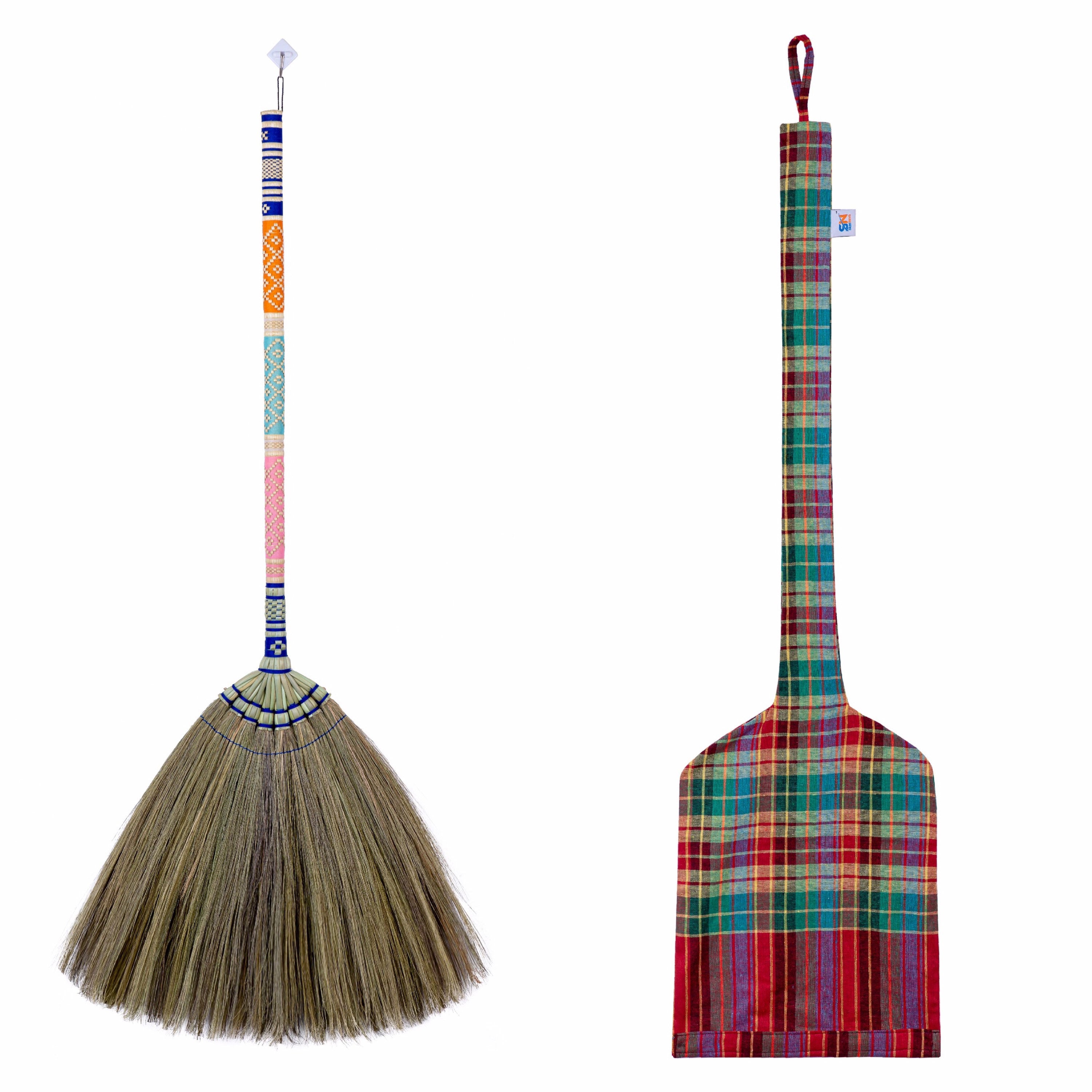 39 Inch Tall of Asian Flower Broom Thai Natural Grass Broom | Etsy