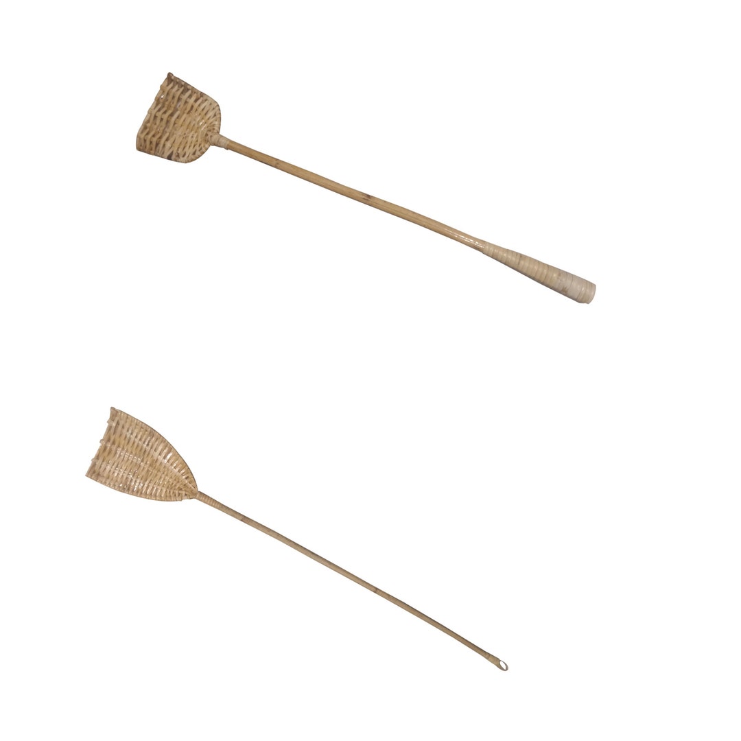 Authentic Rattan Old Fashion Fly Swatter Mosquito Swatter Bug Swatter ...