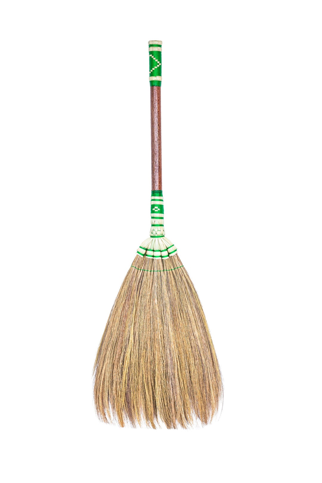 2 Pcs of 29-inch Tall of Short Broom Asian Natural Straw Broom for RV ...